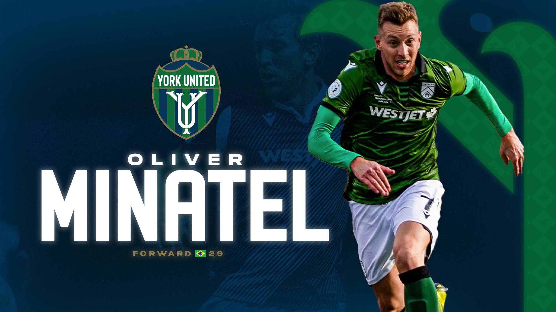 York United FC signs Brazilian attacking midfielder Oliver Minatel
