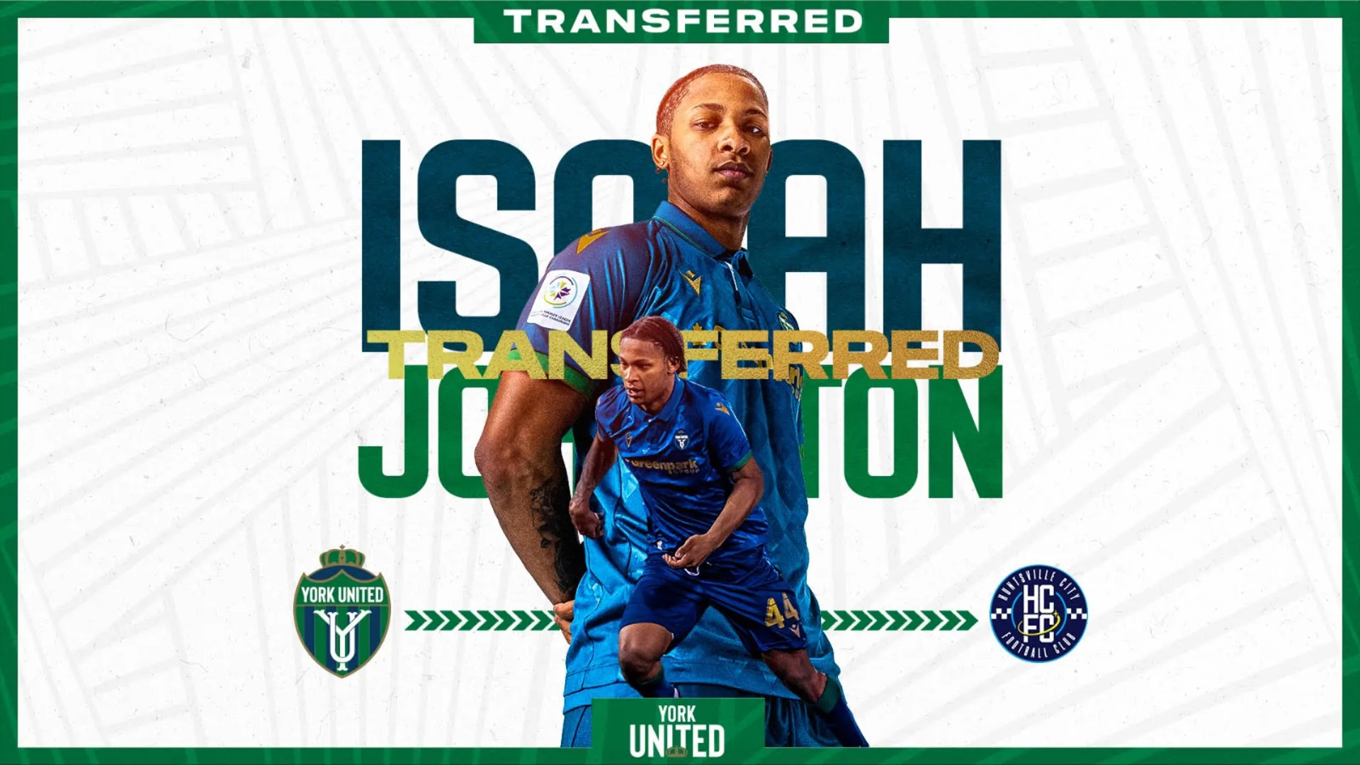 York United announce departure of midfielder Isaiah Johnston