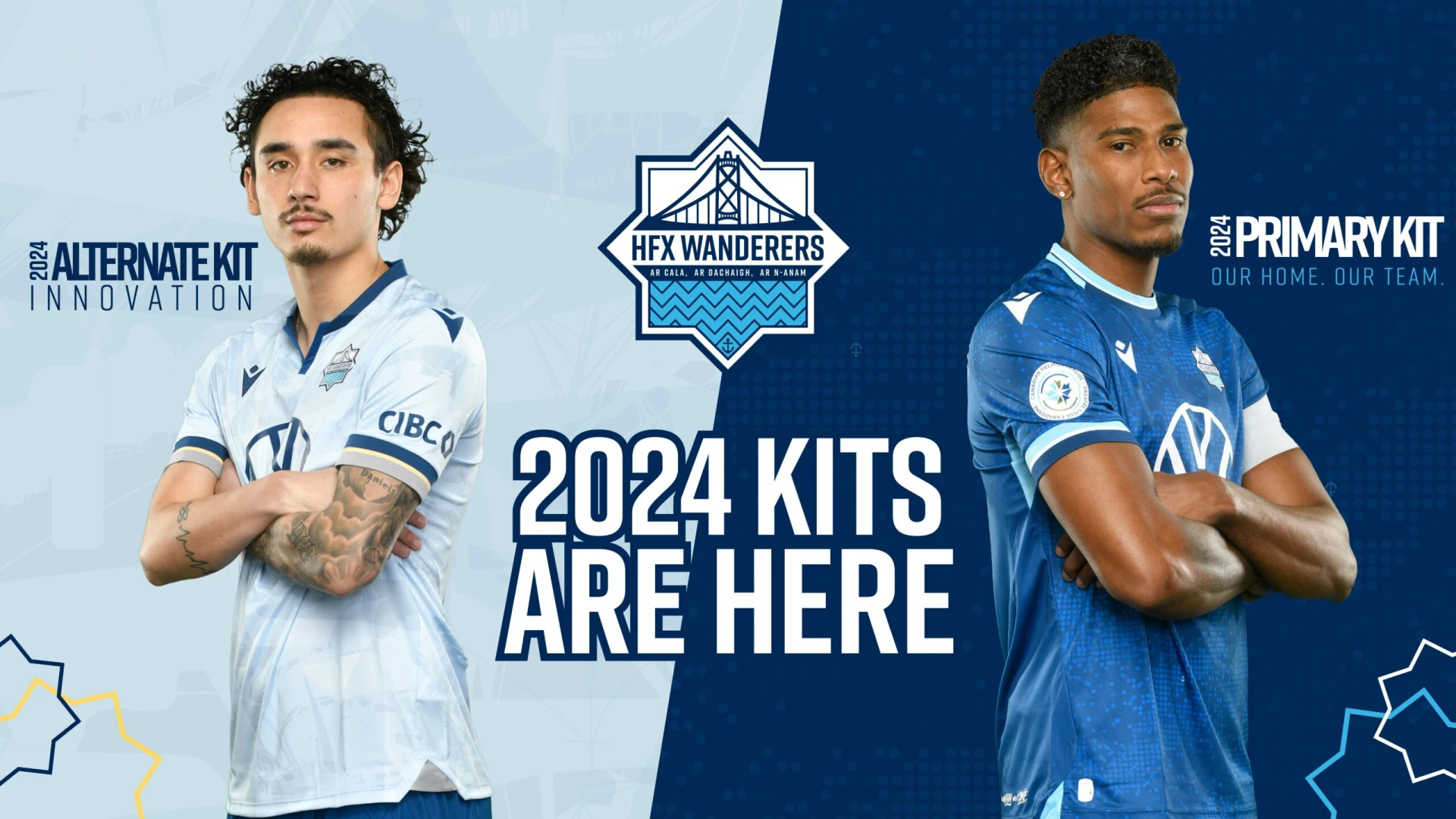 Halifax Wanderers unveil 2024 Primary and Alternate jerseys