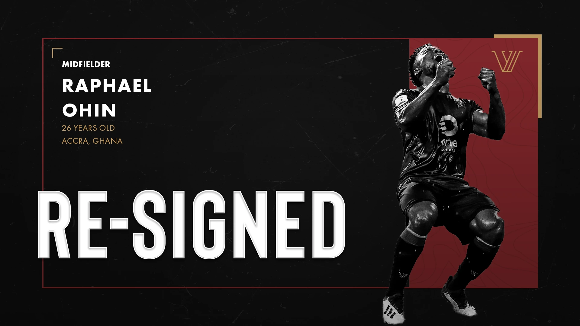 Valour FC announces return of midfielder Raphael Ohin