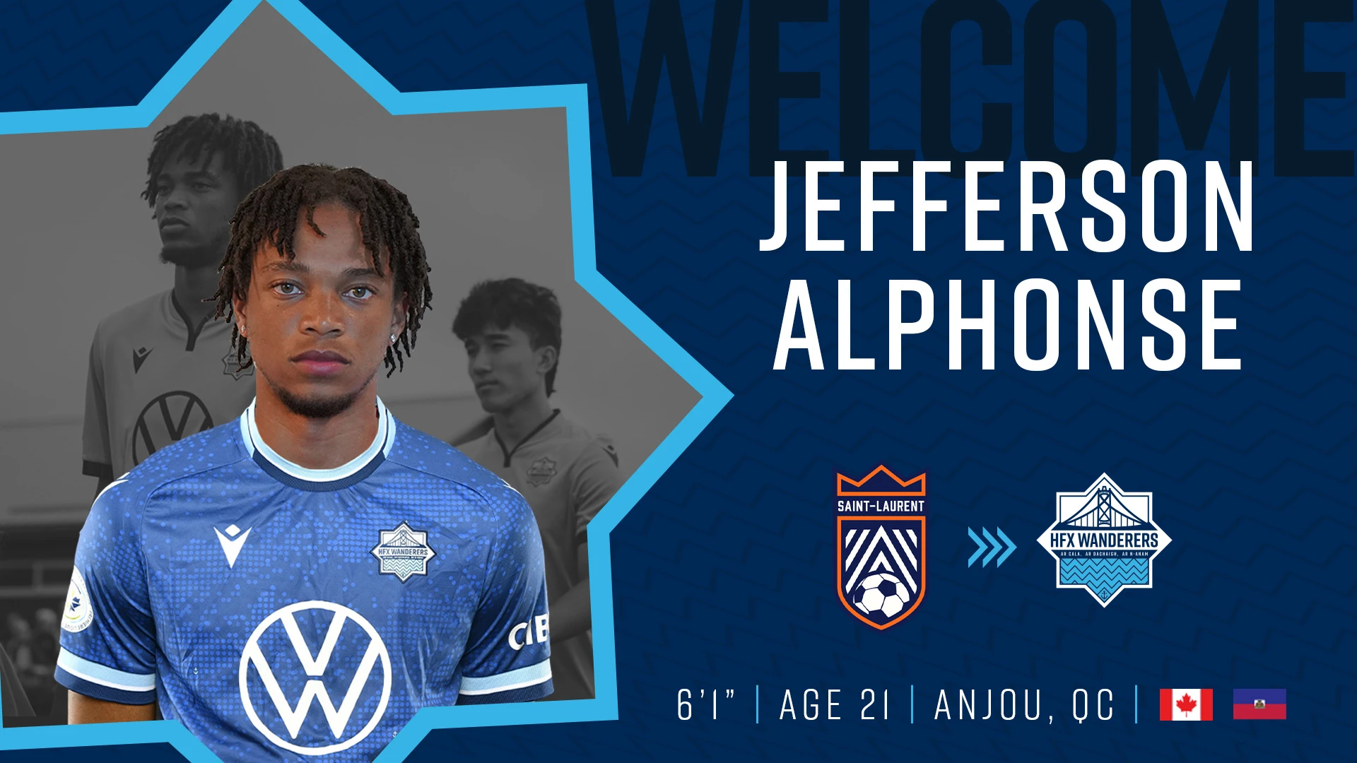 Halifax Wanderers sign U-21 defender Jefferson Alphonse from CS Saint ...