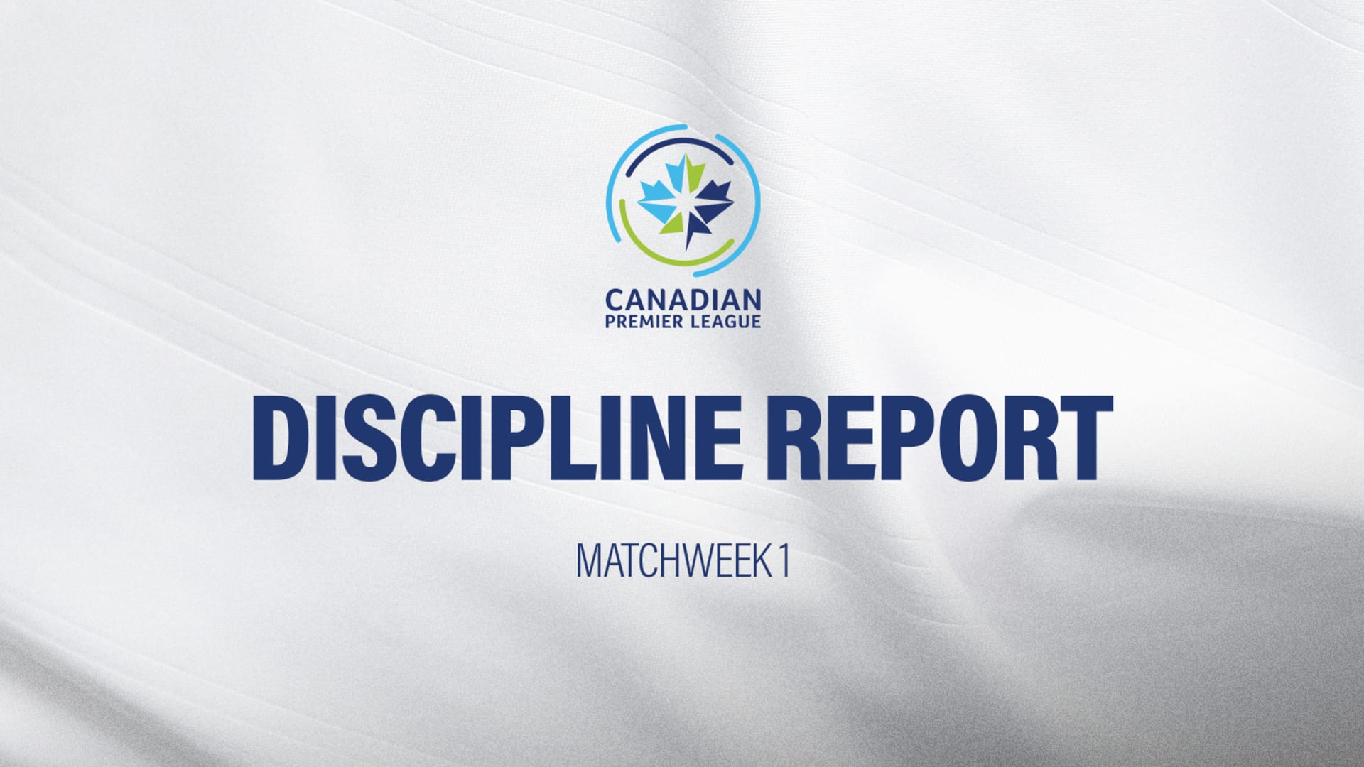 Discipline Report: Matchweek 1