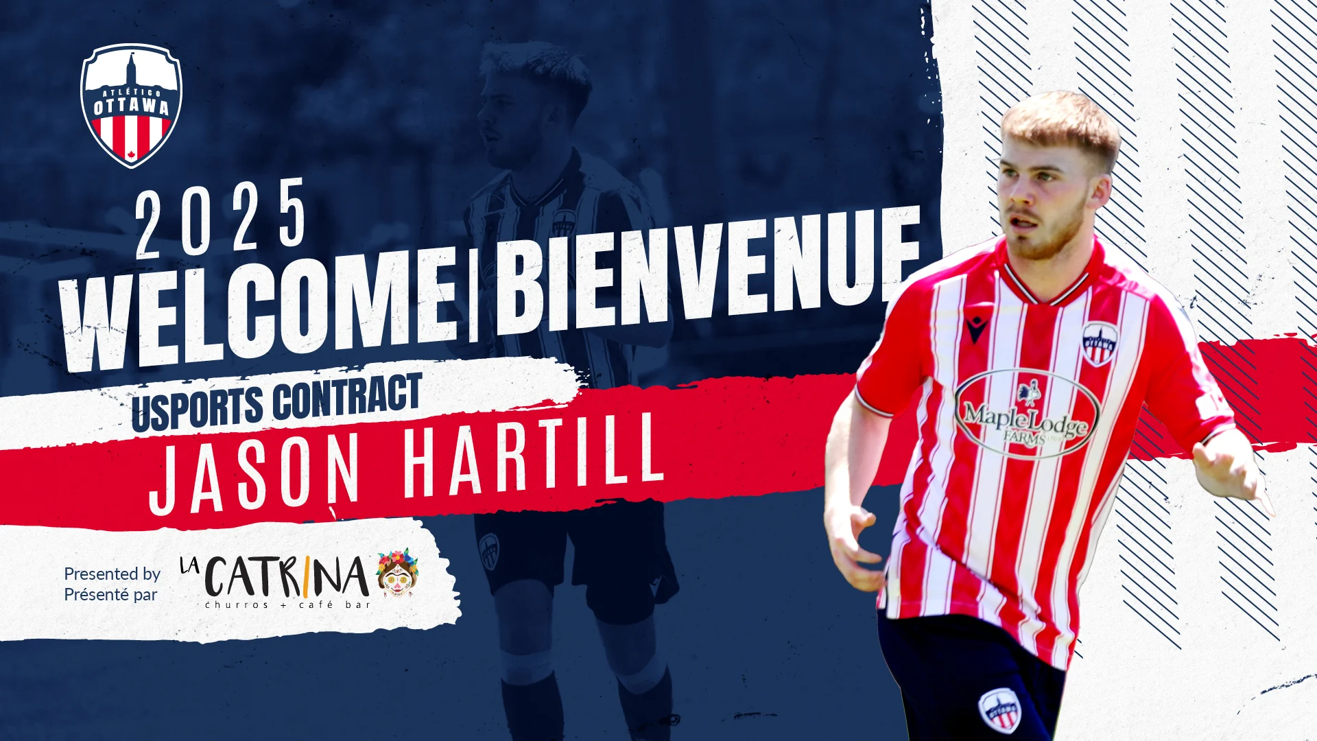 Atlético Ottawa Sign Jason Hartill to CPL-U SPORTS Contract ️🇨🇦