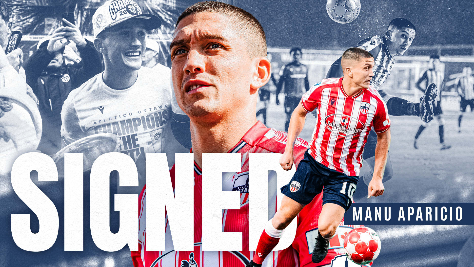 Manny Aparicio signs new two-year deal with Atlético Ottawa