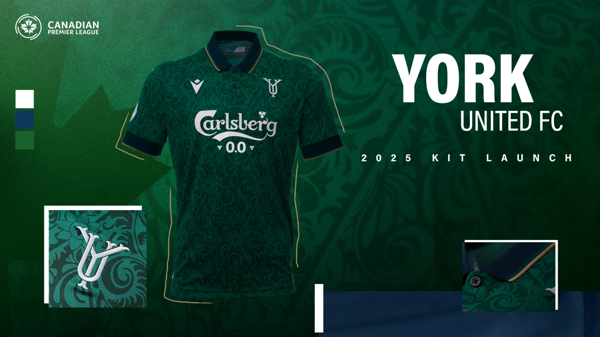 2025 CPL Kit Launch: York United unveil Historia, Metropolis kits