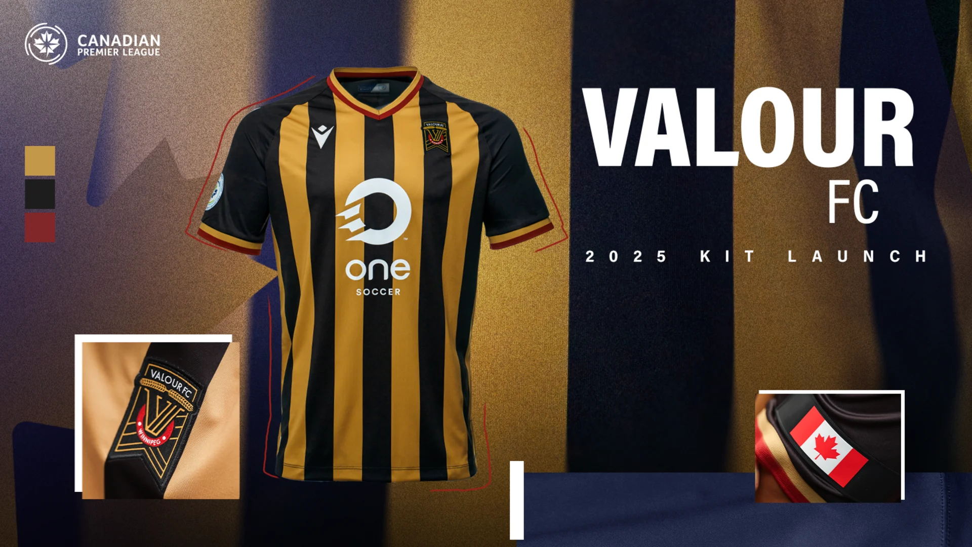 2025 CPL Kit Launch: Valour FC unveil Primary and Alternate kits