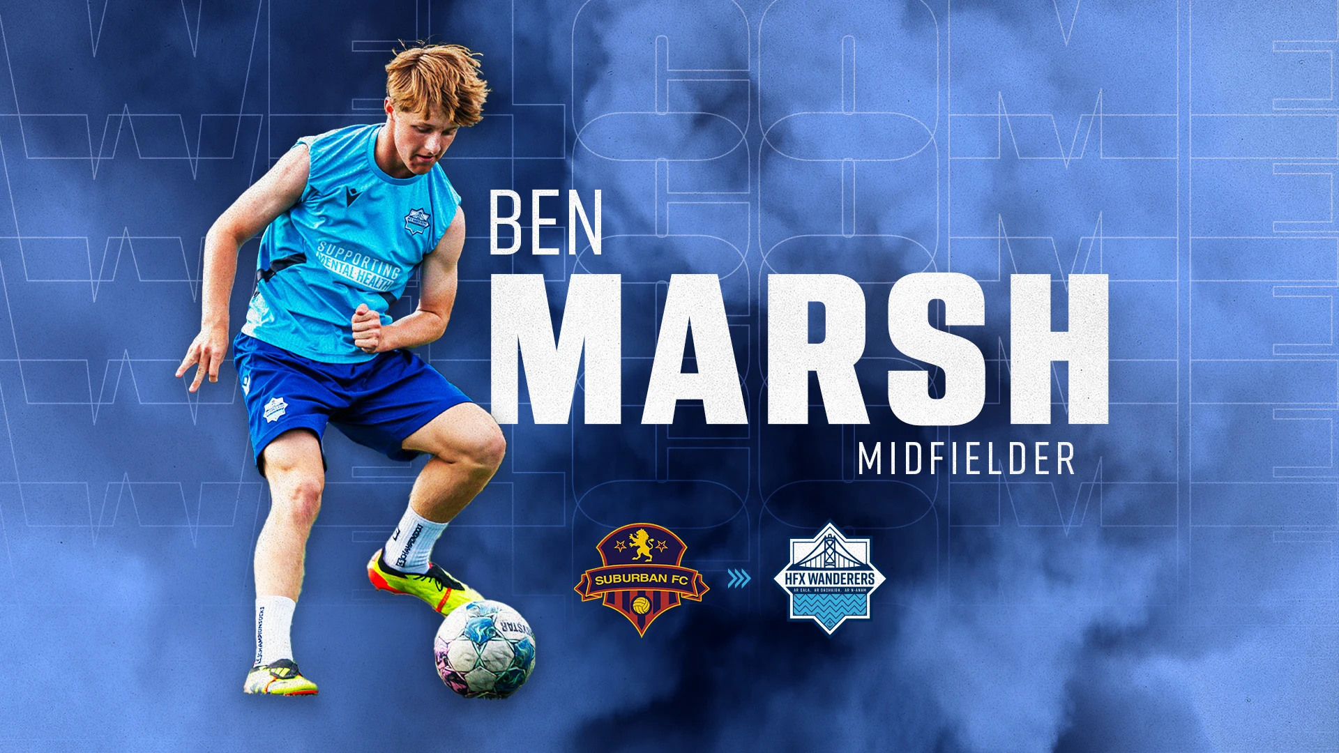 Wanderers sign Nova Scotian Ben Marsh to a Development Contract