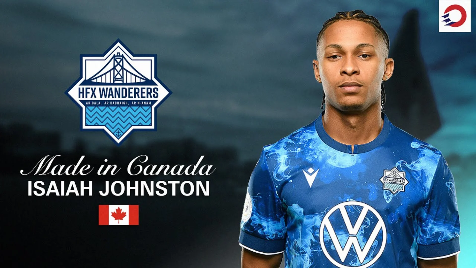 WATCH: Get to know Halifax Wanderers midfielder Isaiah Johnston